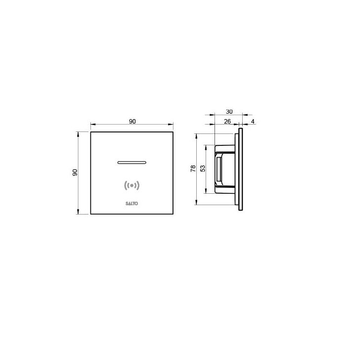 SALTO - Glass XS Reader